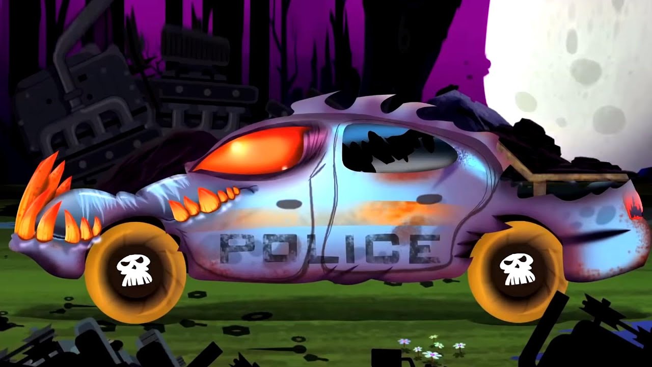 Scary Street Cars And Trucks Cartoon Videos For Kids - YouTube