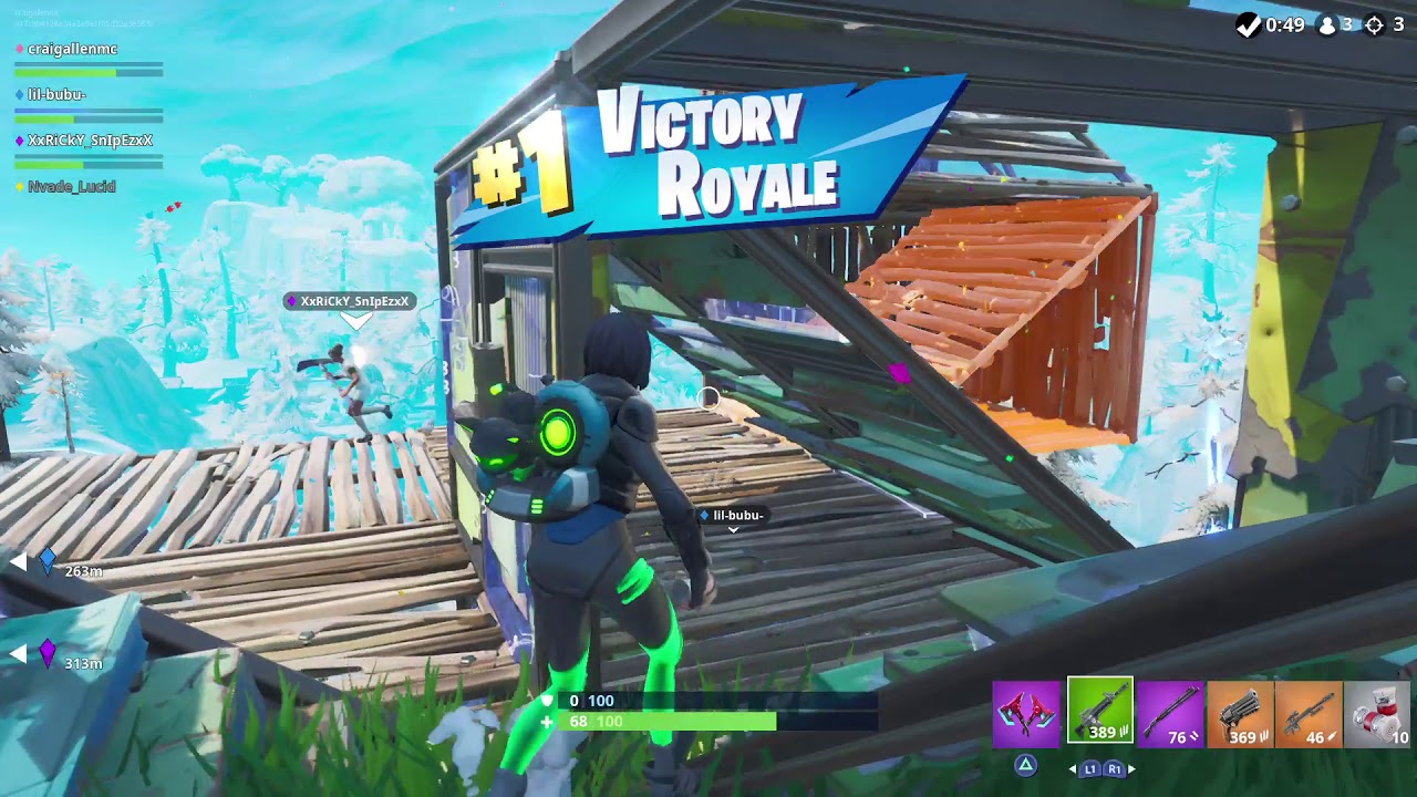 Fortnite Match Part 2 #Road to 100 - YouTube