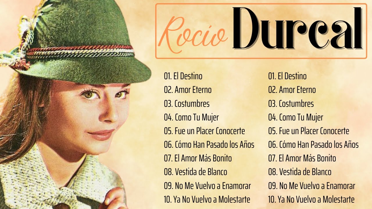 Las Canciones Más Románticas De Rocío Durcal - Top 20 Mejores Canciones ...
