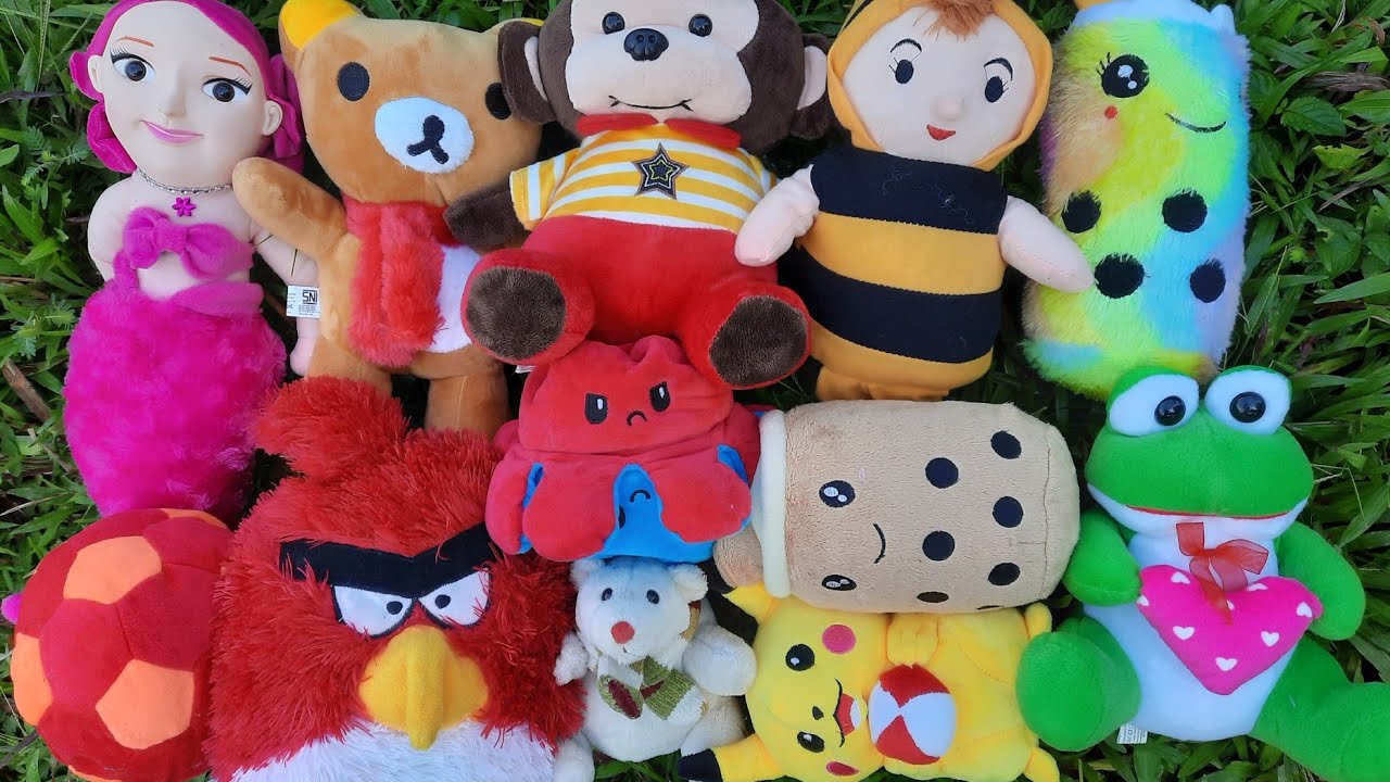 Waw Lucu boneka gurita,anjing,doraemon,boba,minion,pikacu,barbie,dolpin ...