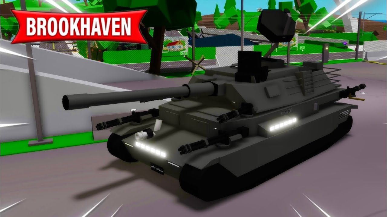 MEGA TANQUE SUPER BLINDADO en BROOKHAVEN 😱 - YouTube