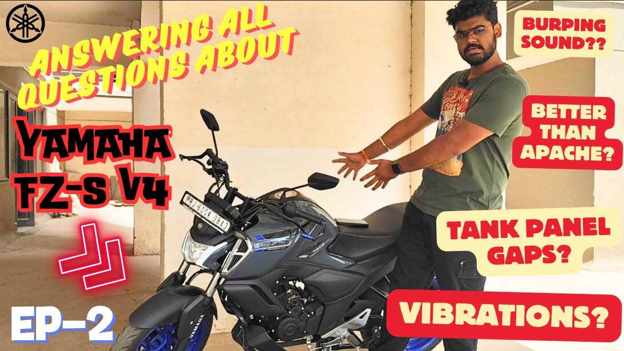 Answering all Doubts about 2024 Yamaha FZ-S V4 Good mileage,Good ...