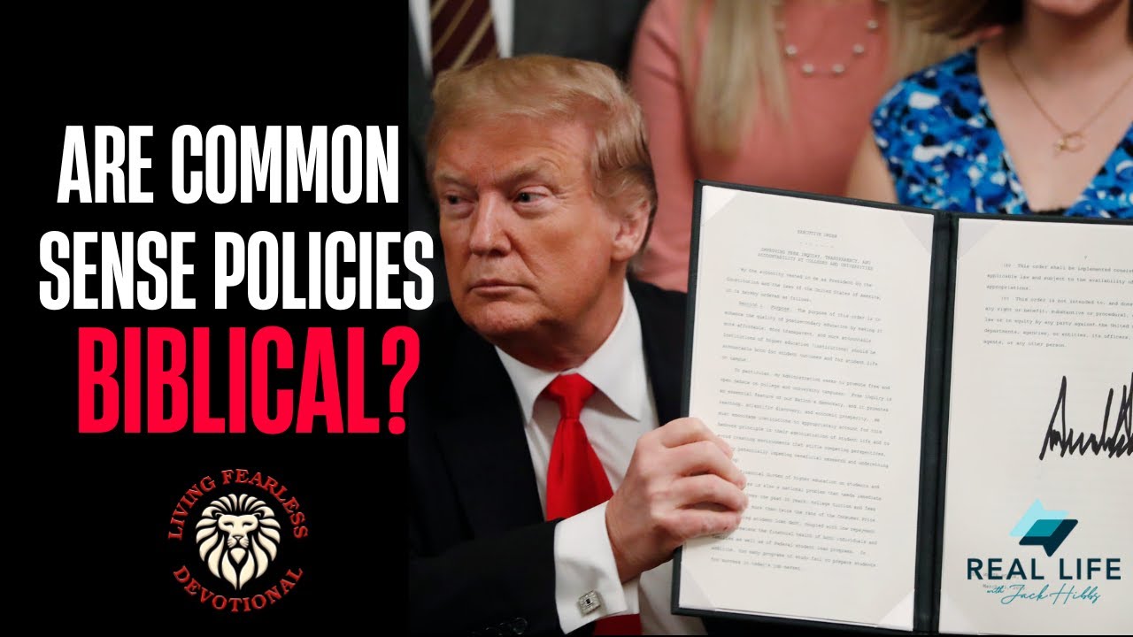 Are Common Sense Policies Biblical? - YouTube