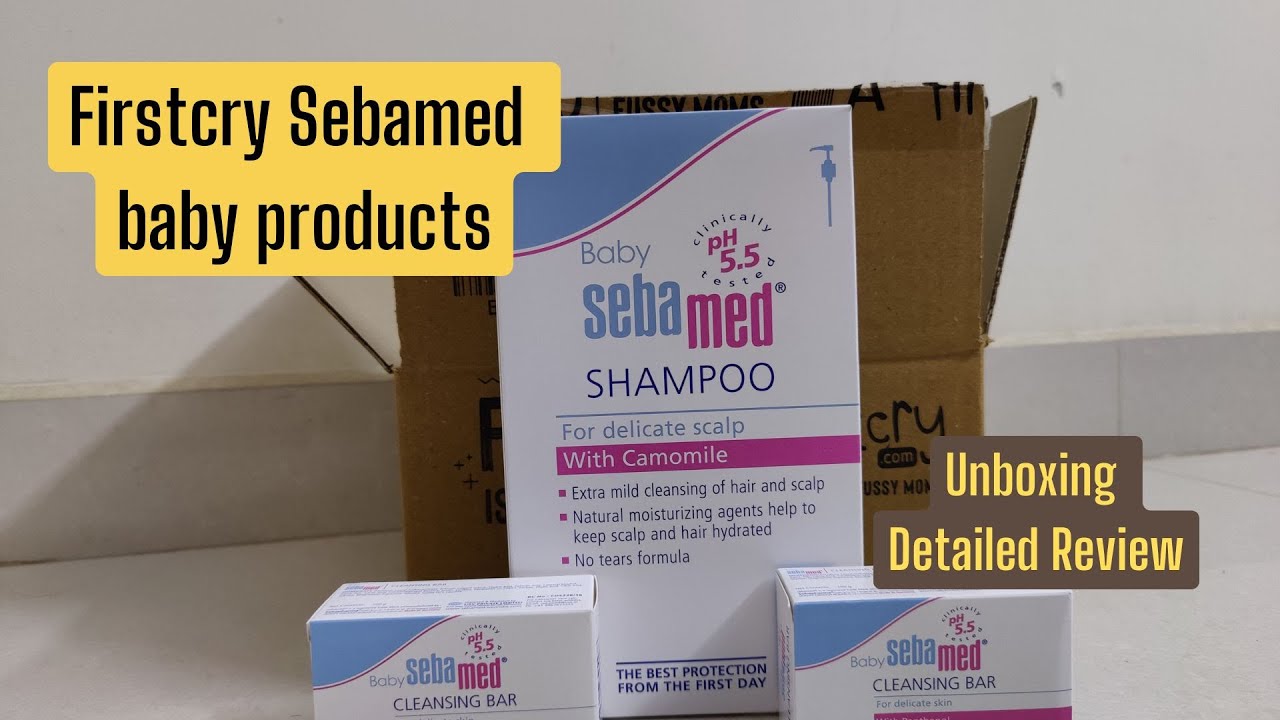 FirstCry Sebamed Baby Products | Unboxing | Detailed Review ...