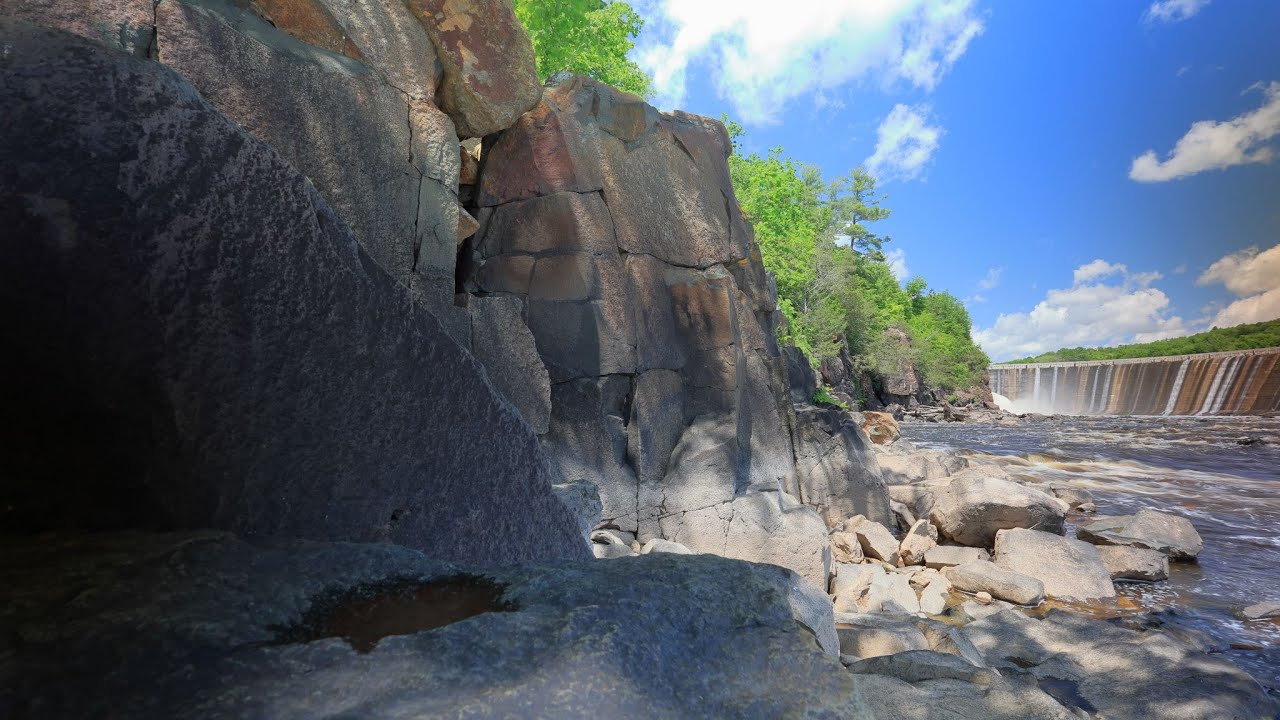 Saint Croix Falls Dam (4k) - YouTube