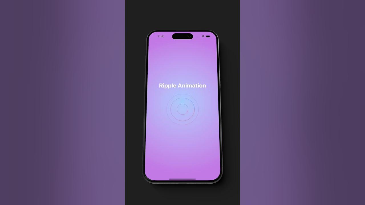 🌊 Mesmerizing Ripple Effect Animation in SwiftUI 🌟 #shorts - YouTube