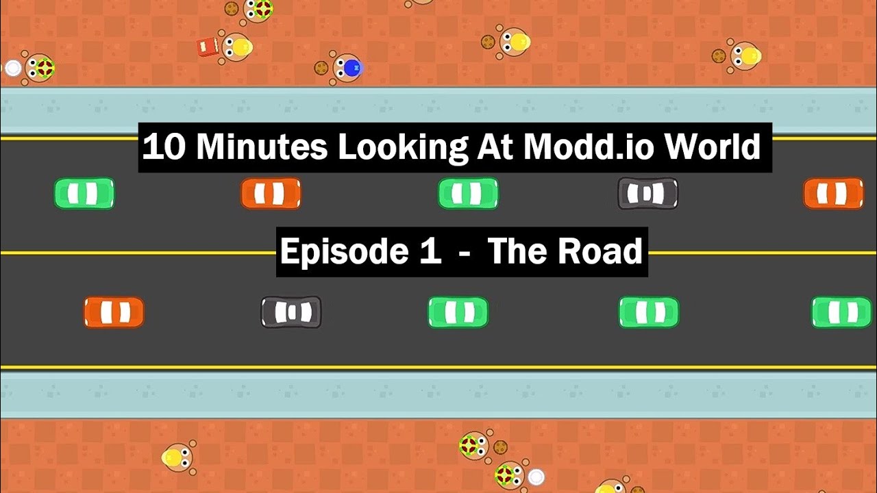 [10 Minutes Looking At Modd.io World] Episode 1: The Road - YouTube