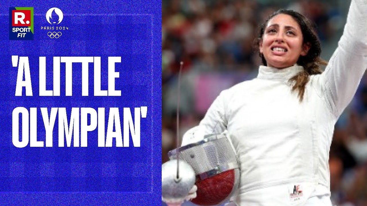 7-Month Pregnant Egyptian Fencer In Paris Olympics Wins Praise - YouTube
