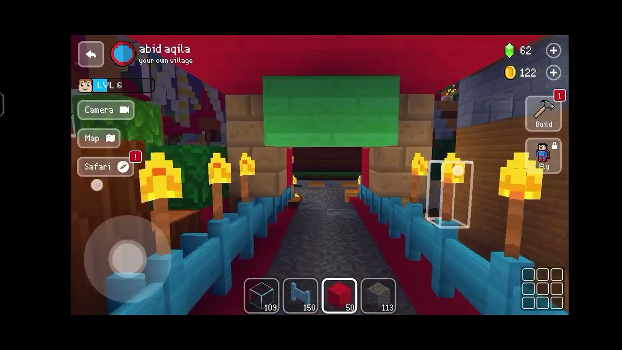 Build a garden mine craft || Block craft building house - YouTube