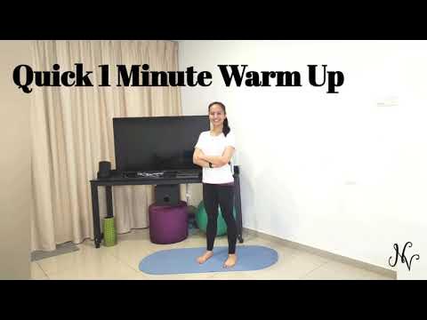 Quick 1 Minute Warm Up - YouTube
