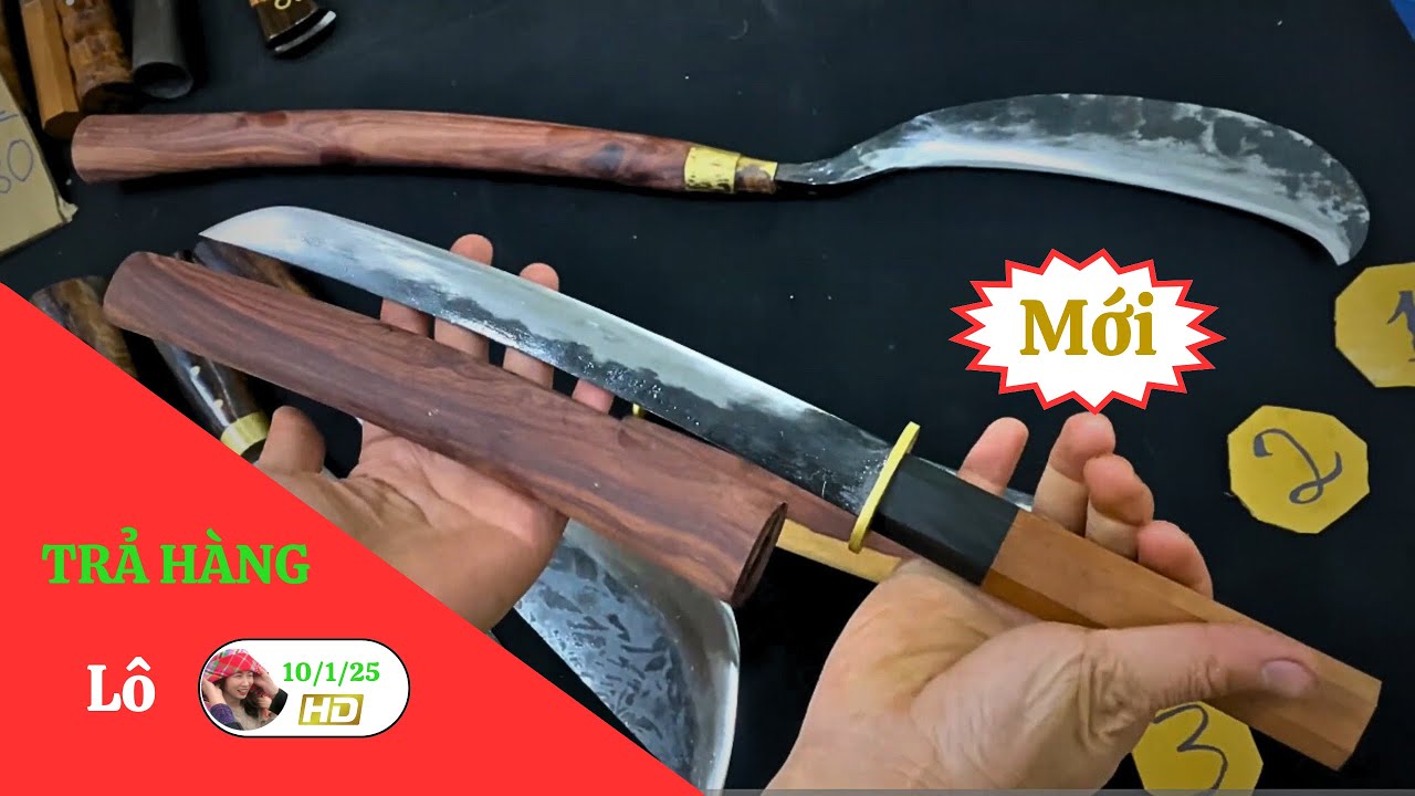 #Dao_phuc_sen HD|💥TRẢ HÀNG💥 tanto chắn, dao yếm, phác mỹ di rừng thép ...