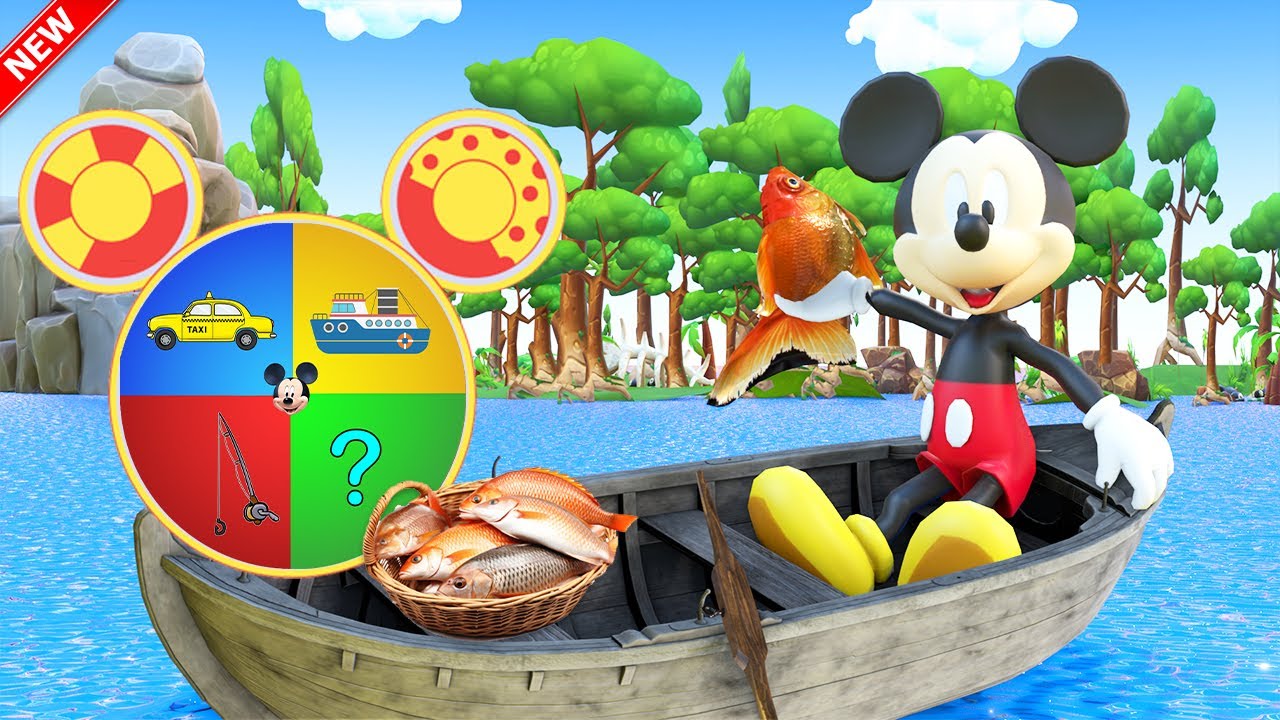 Mickey Goes Fishing | Mickey Mouse Clubhouse | Oh Toodles Full Episode ...