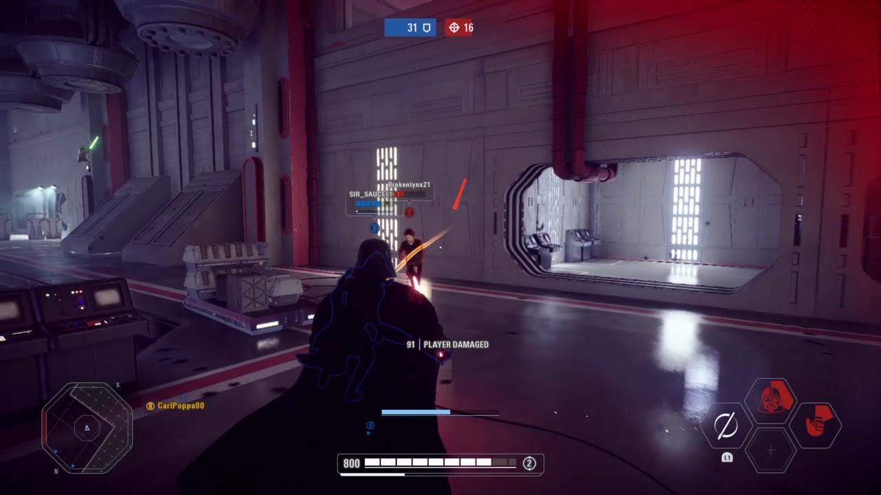 Battlefront 2| Vader Gameplay| Heroes vs Villans - YouTube