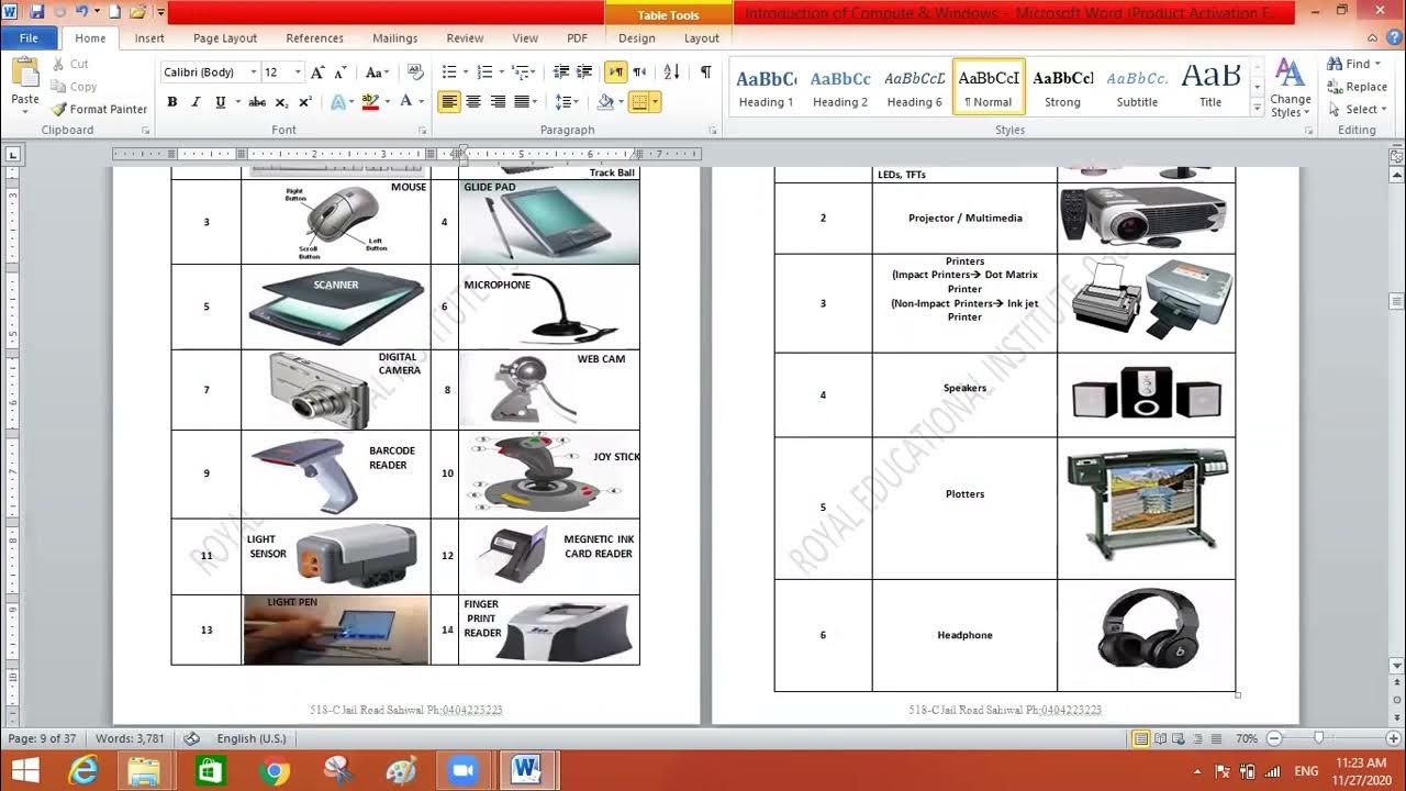 01 intro Input & Output Devices - YouTube