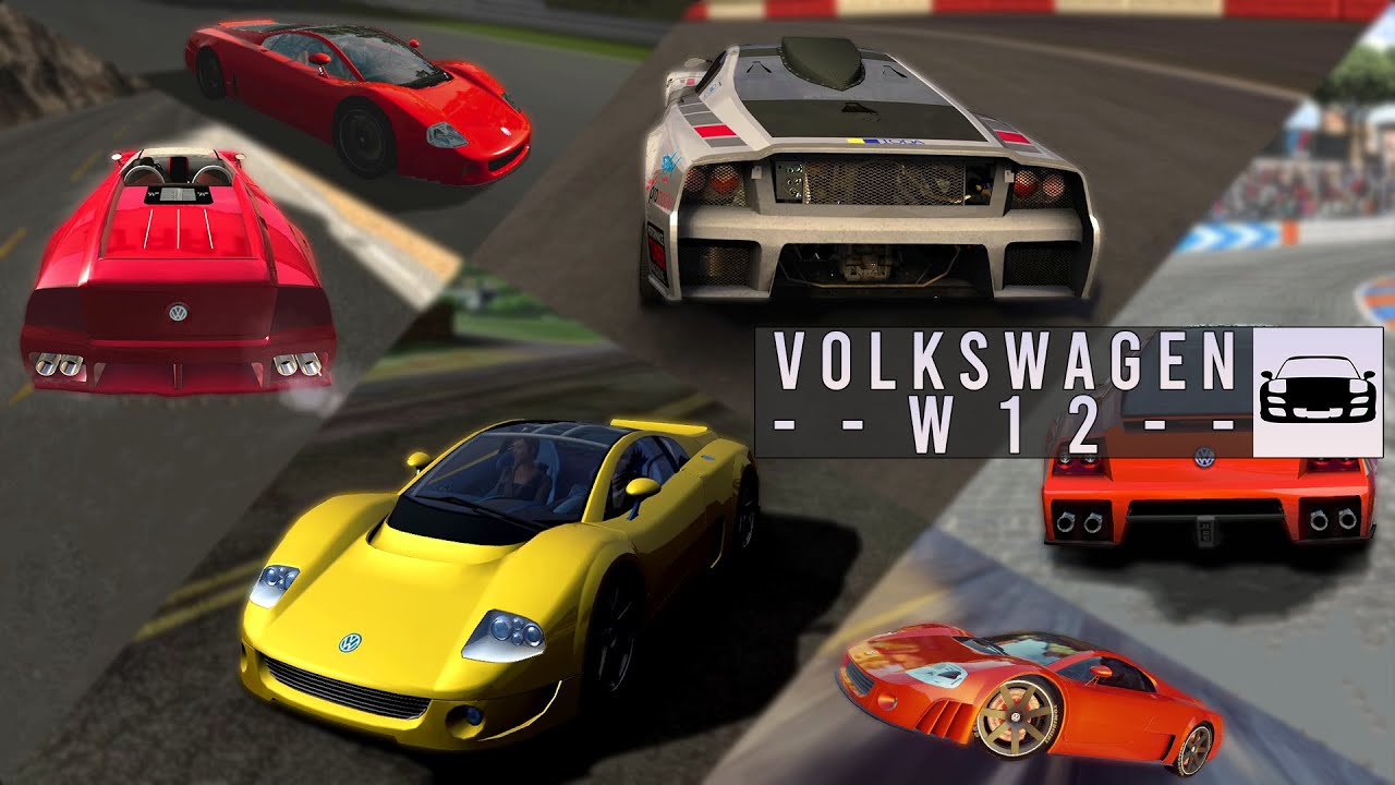 Volkswagen W12 in 14 Different Racing Games - YouTube