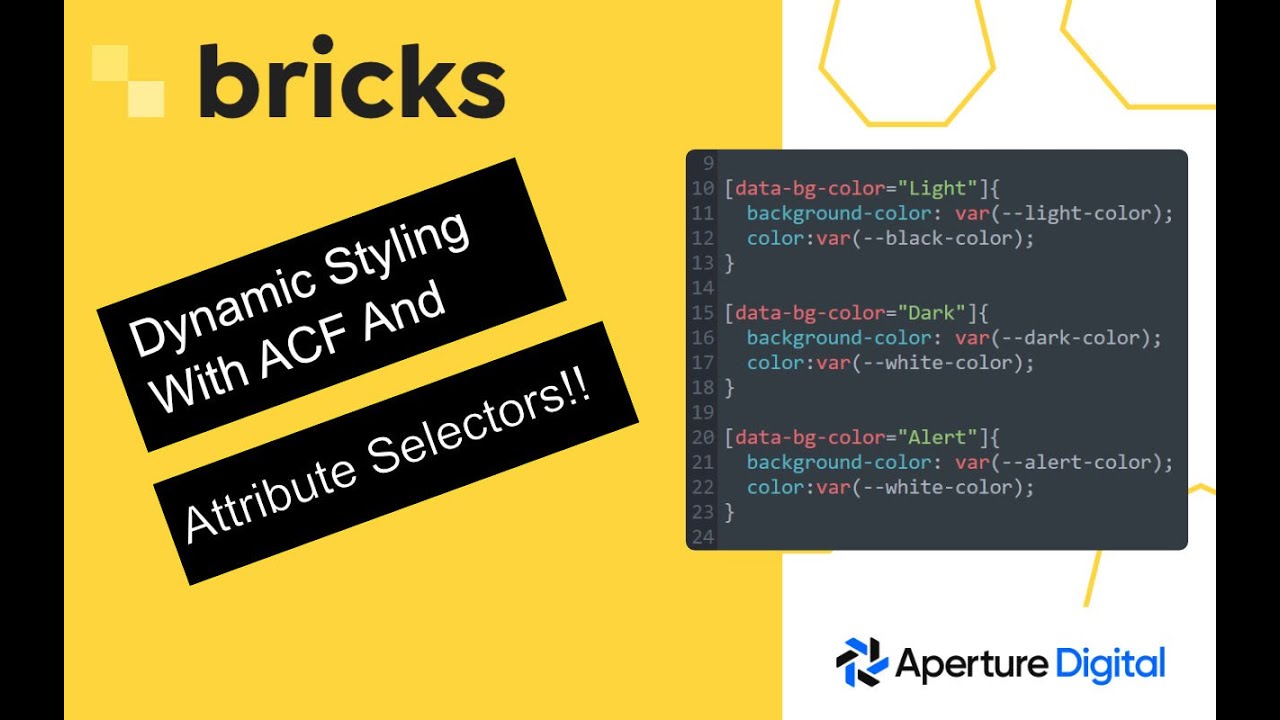 Use Attribute Selectors To Style Elements In Bricks Builder Youtube