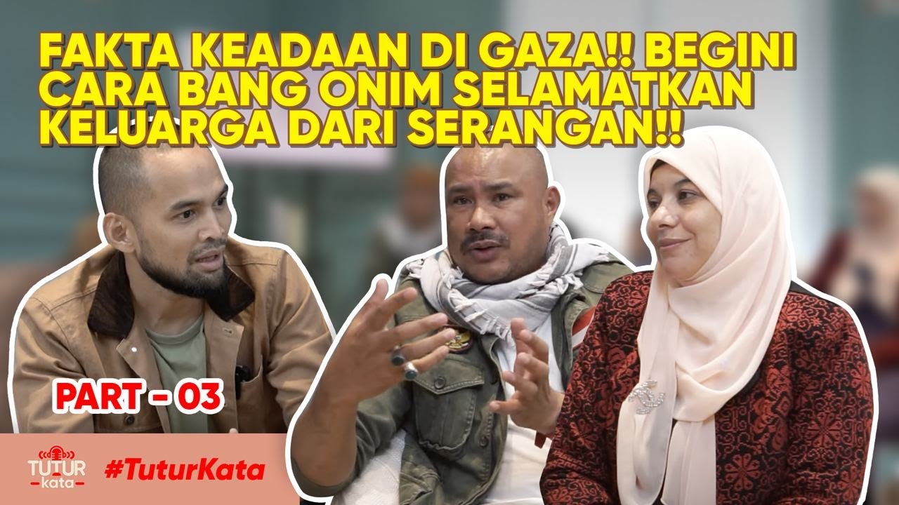 BEGINI CARA BERLINDUNG BANG ONIM DAN ISTRI DARI SERANGAN DI GAZA ...
