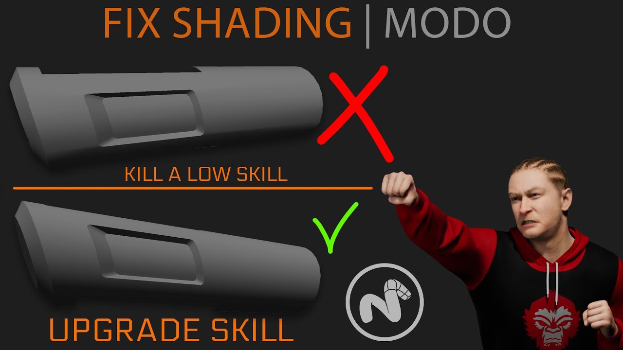 FIX SHADING | TRANSFER NORMALS | MODO TUTORIAL - YouTube