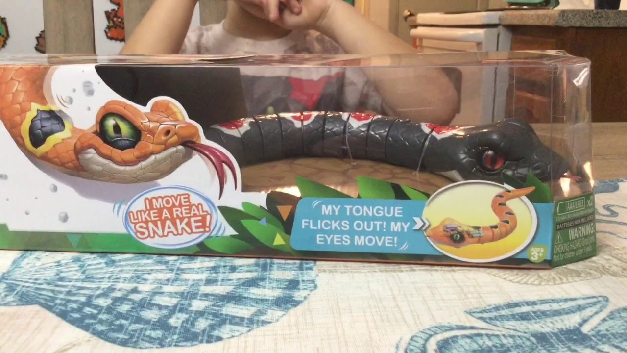 Slithering Robo Snake! Robo Alive Unboxing - YouTube