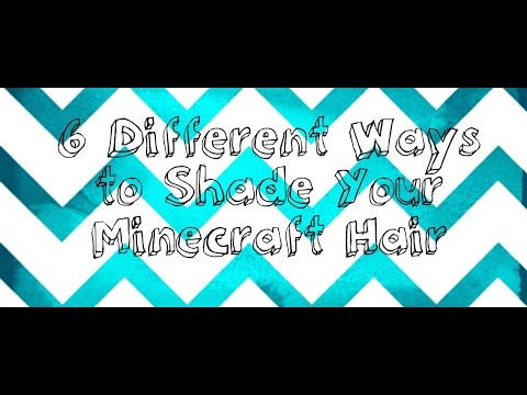 6 Different Ways To Shade Your Minecraft Skin's Hair | How To Shade ...