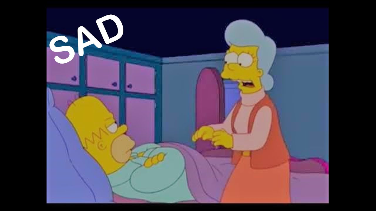 Escena sad de los simpson - YouTube