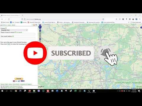 How to Download Open Street Map Data File from BBBike - YouTube