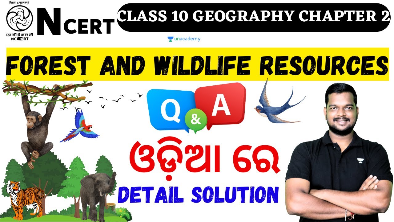 NCERT Class 10 Geography Chapter 2 Forest and Wildlife Resources ...