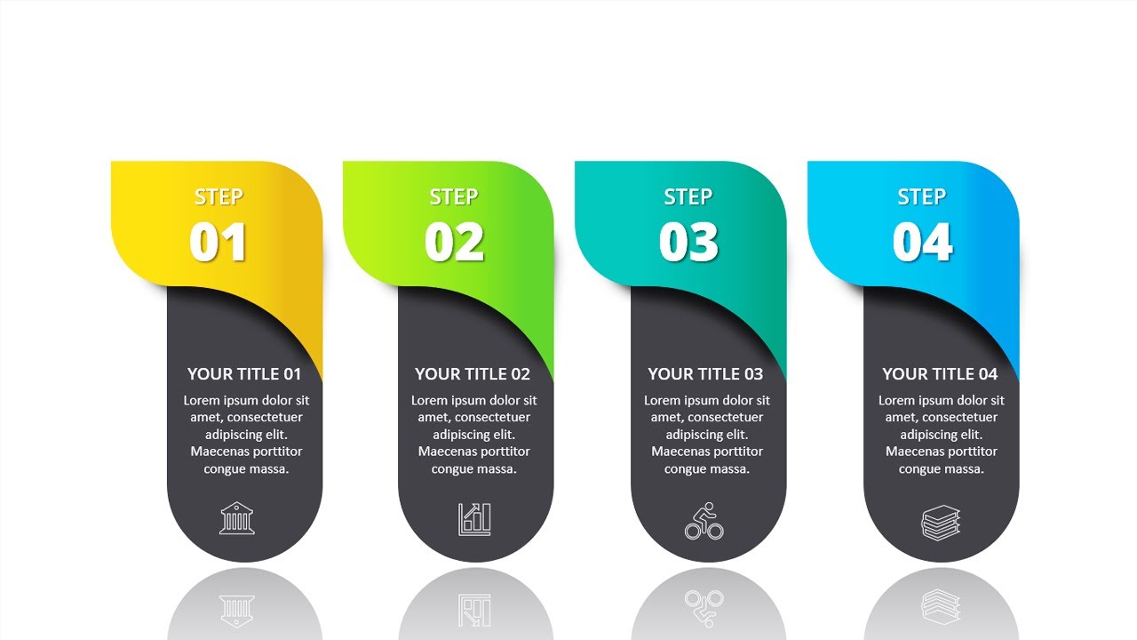 Create 4 Gradient Options Slide in PowerPoint | Tutorial 1024 | Free ...