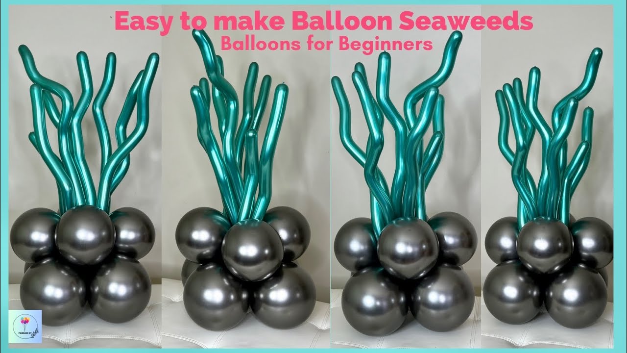 How to make Balloon seaweeds (Cómo hacer algas globo) - YouTube
