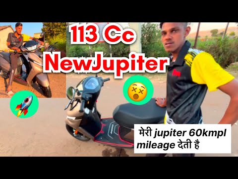 🤩😎Meri Brand New 🆕 Jupiter 113 ke age sab Scooty bakvas hai 🤨 👌60kmpl deti hai trust me!!😳😳😳 ...