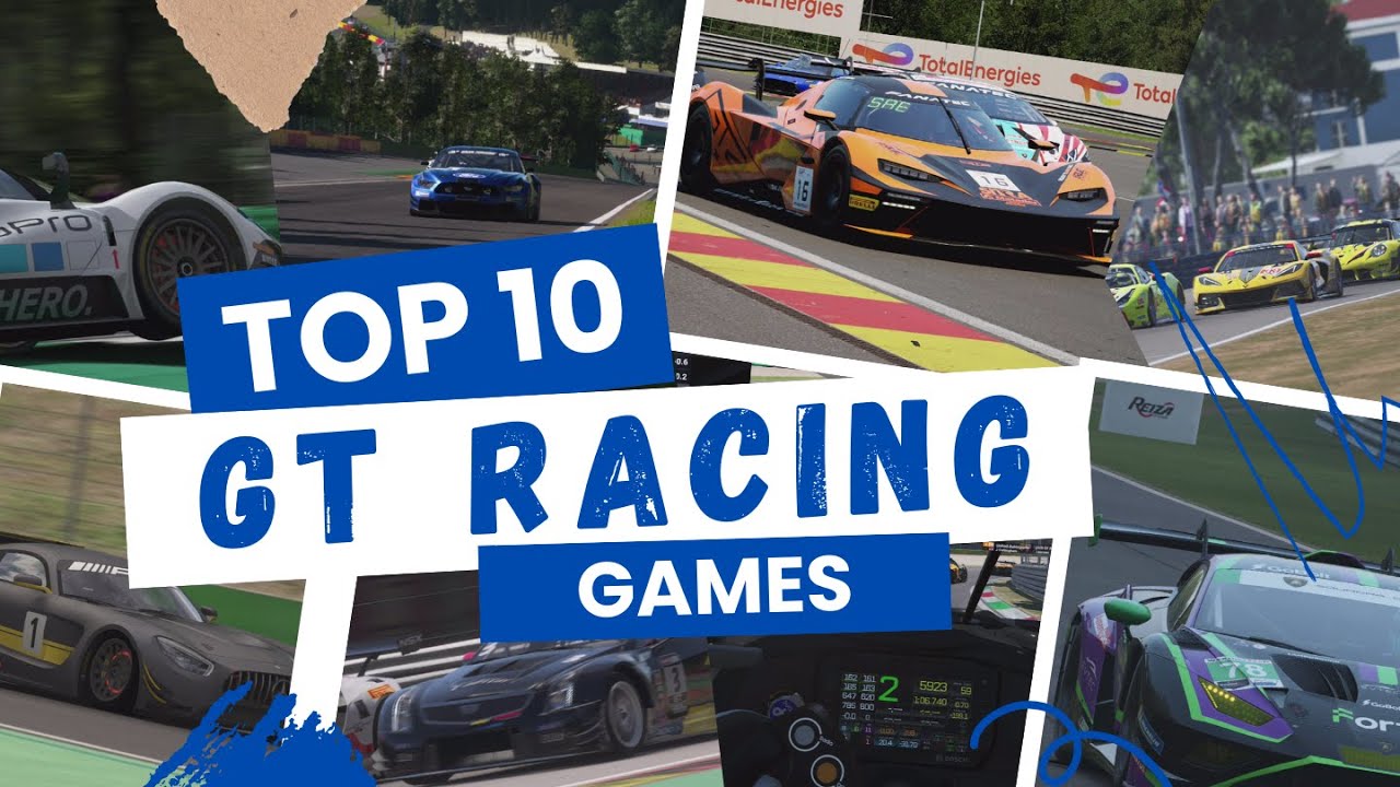 Top 10 GT Racing Games - YouTube