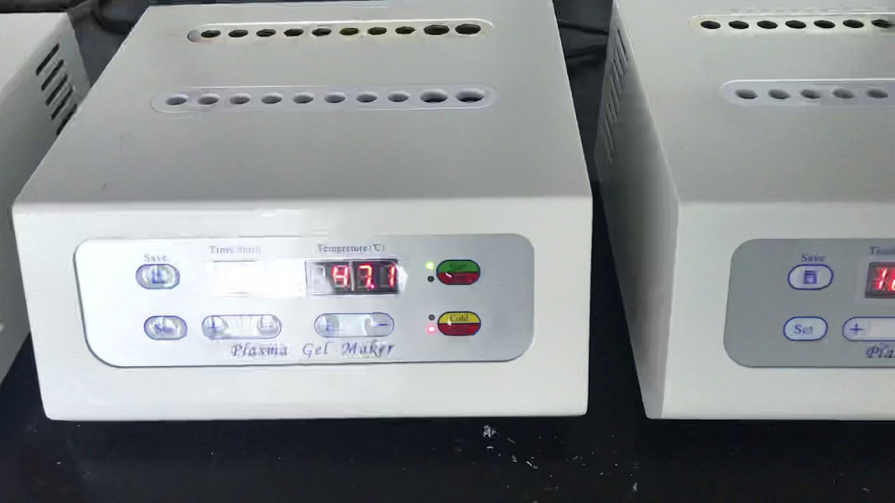 how to use PPP gel maker and plasma biofiller machine - YouTube