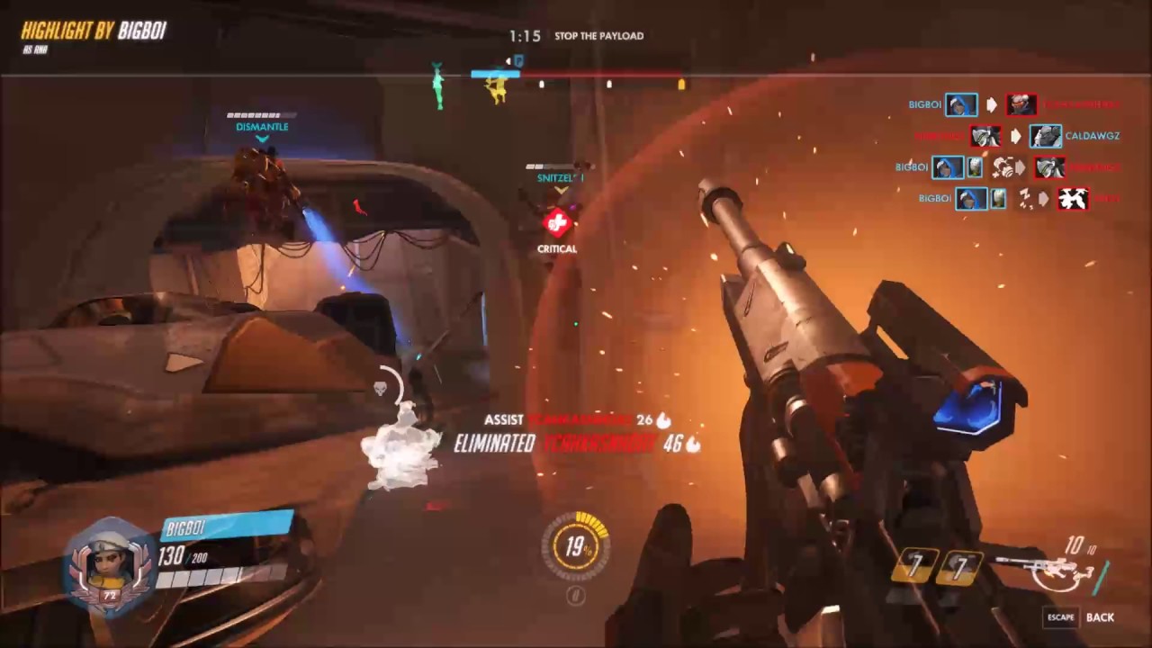 Overwatch - Ana Quad kill - YouTube