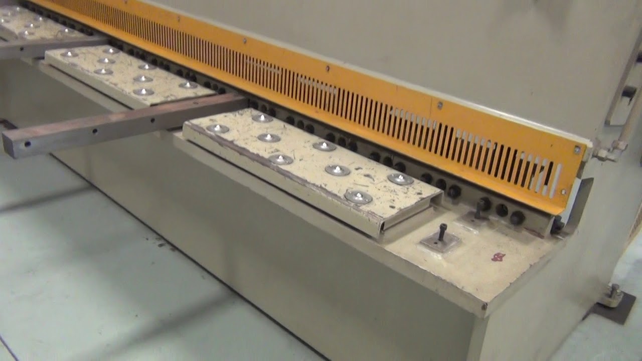 US Industrial CNC Hydraulic Shear - YouTube