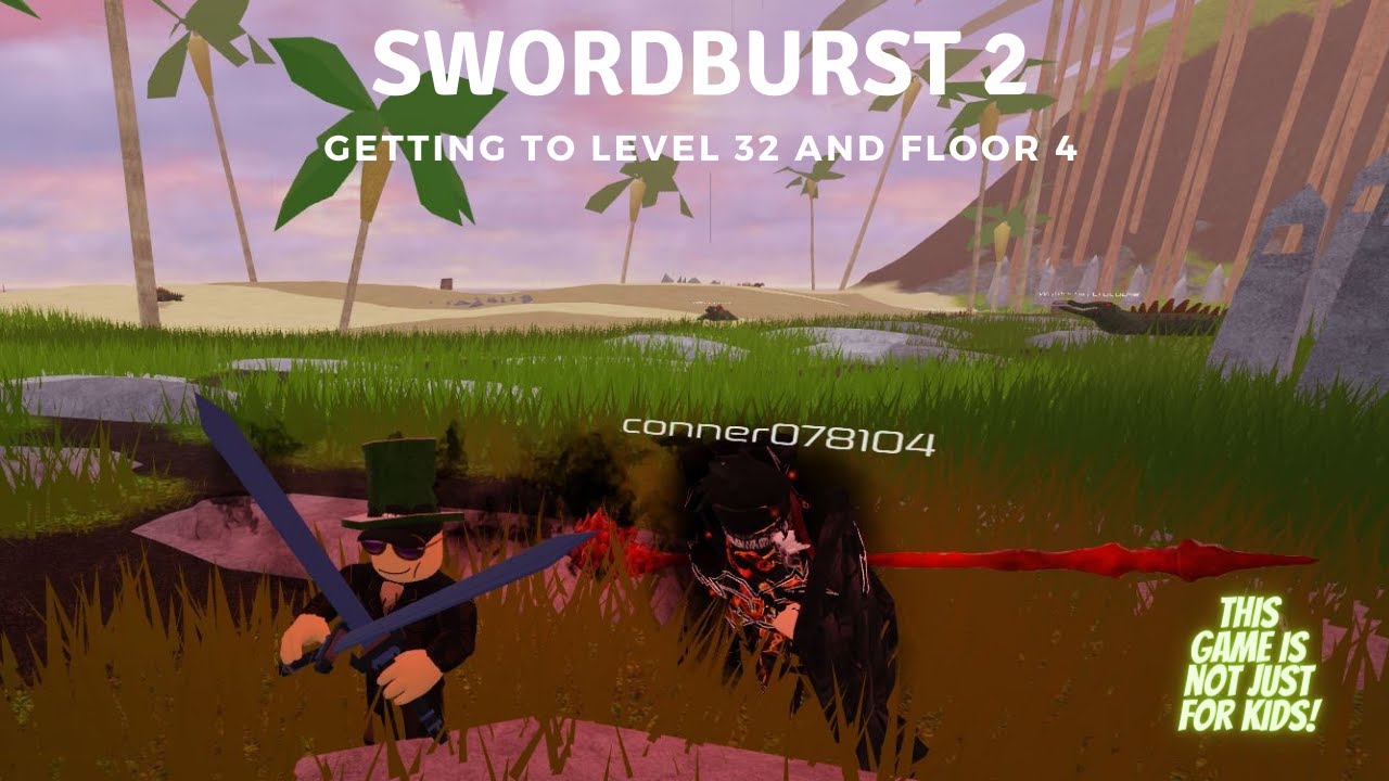 SwordBurst 2 - Getting to Level 32 and Floor 4 - YouTube