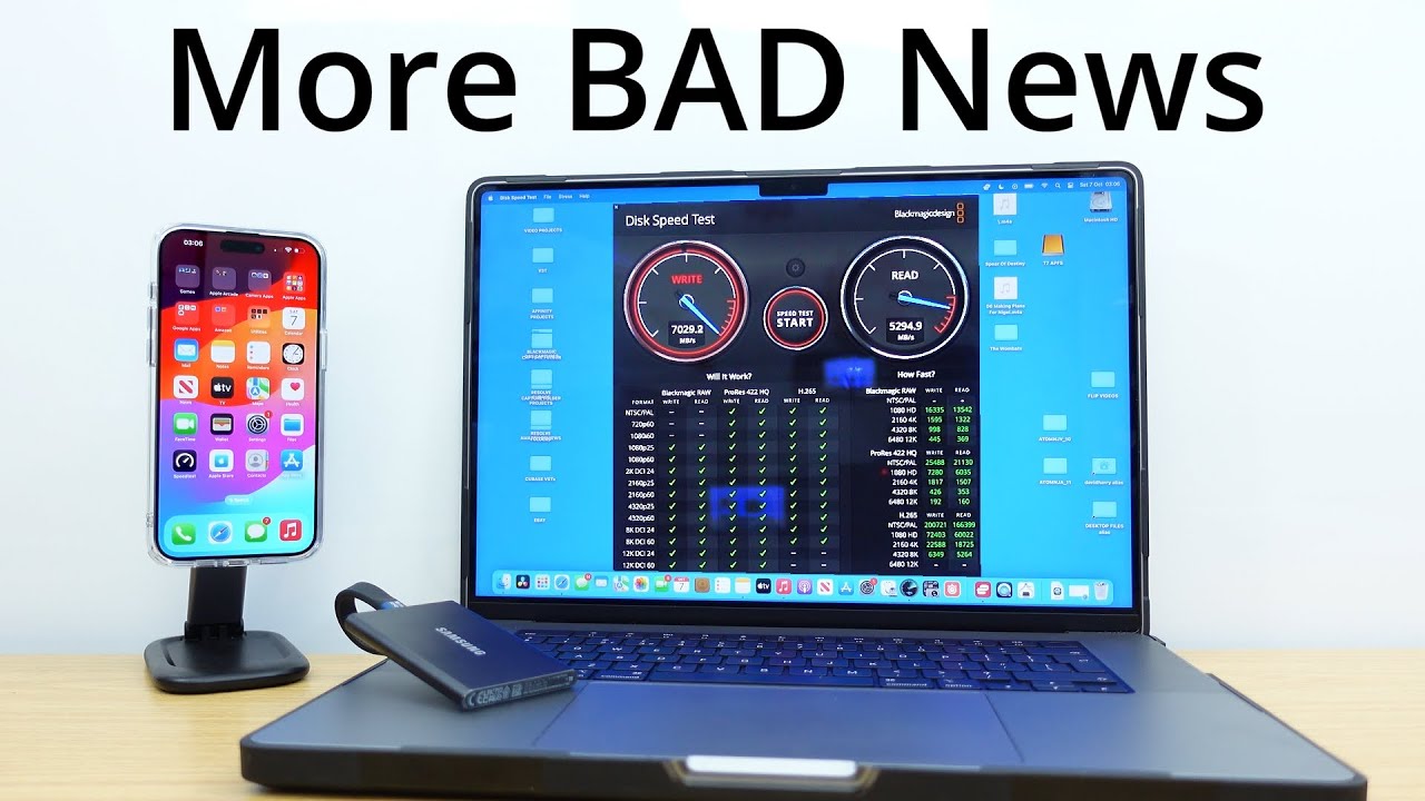 MacBook Pro VS iPhone 15 - YouTube