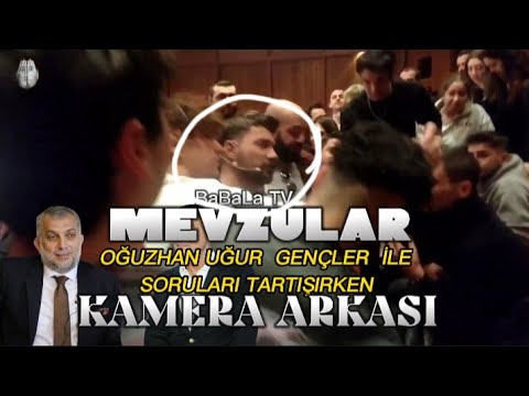 Babala TV'de Oğuzhan Uğur yayın arasında  gençler ile