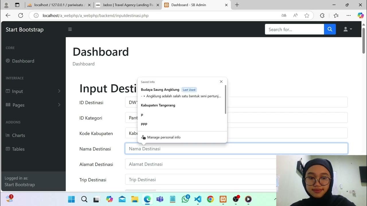 PRESENTASI PROJECT UAS WEB DEVELOPMENT DAEVIERA 825230171 - YouTube