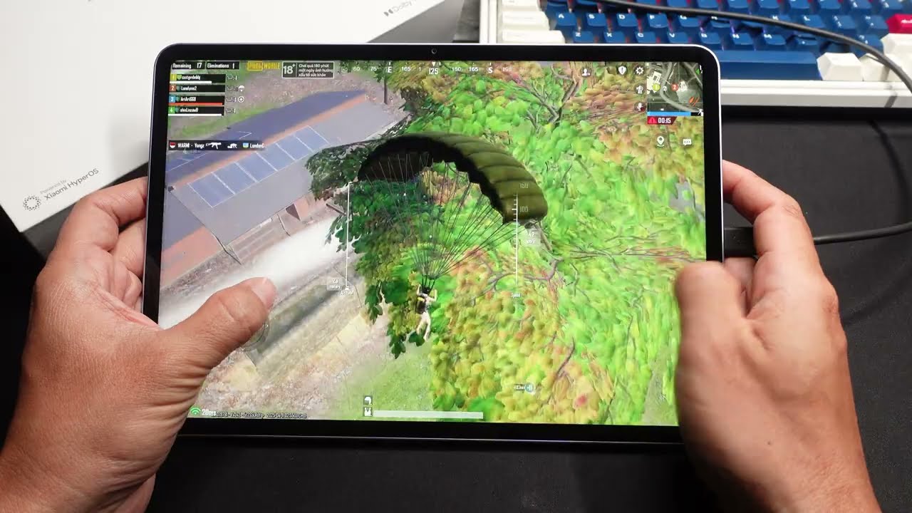 Test game PUBG Battlegrounds mobile on Xiaomi Pad 7 Pro - YouTube