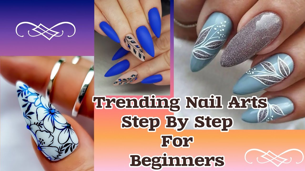Easy Trending Nail Arts Tutorial Step By Step For Beginners Easy Nail Art Ideas