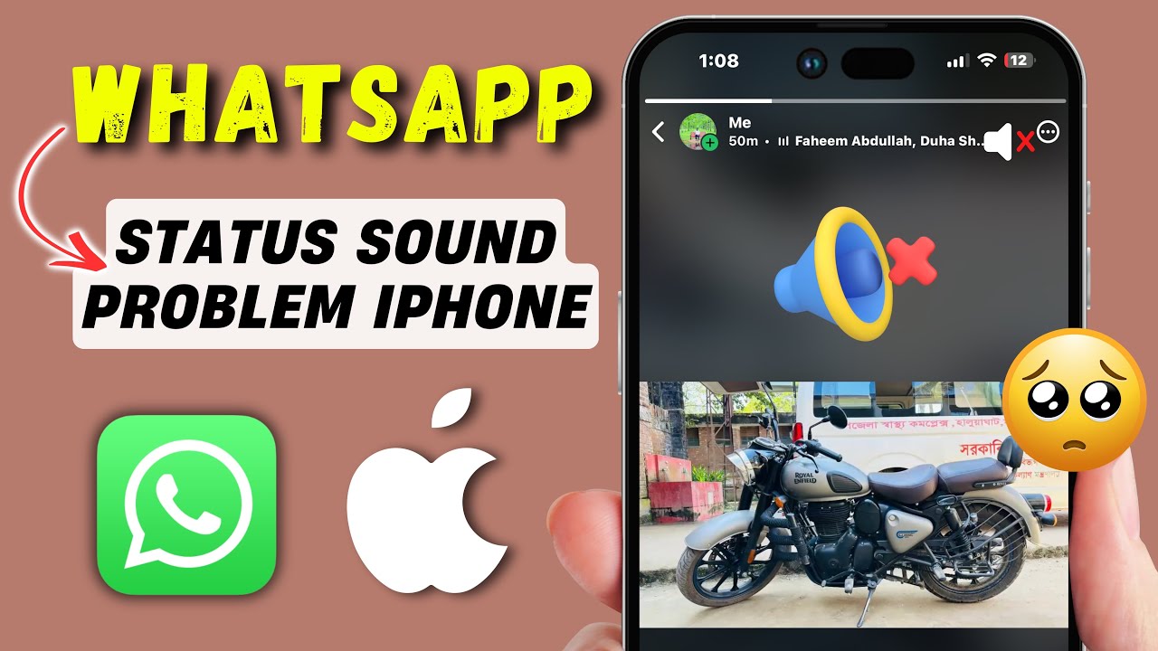 Fix Whatsapp status sound problem iphone (2025) | WhatsApp Status Sound ...
