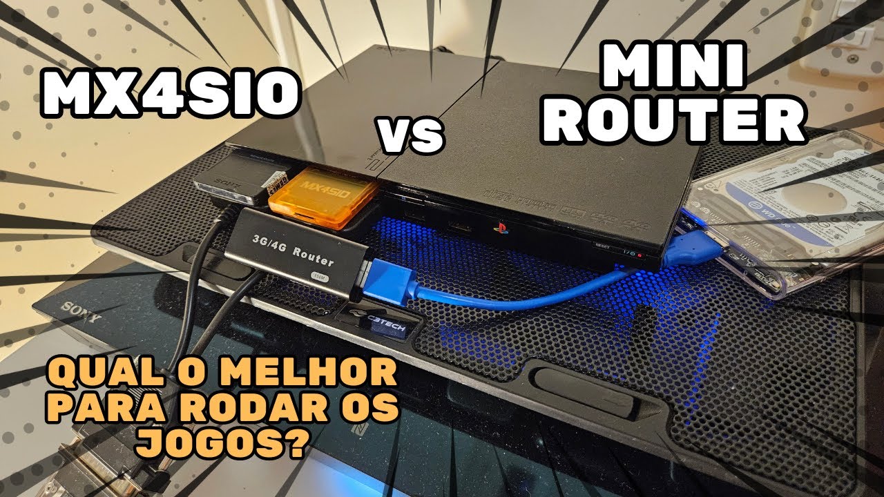 MX4SIO vs Mini Router- Qual é o Melhor Caminho para Jogar no PS2? - YouTube