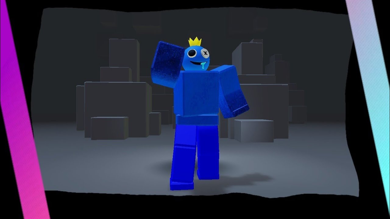 how to make your avatar blue from rainbow friends - YouTube