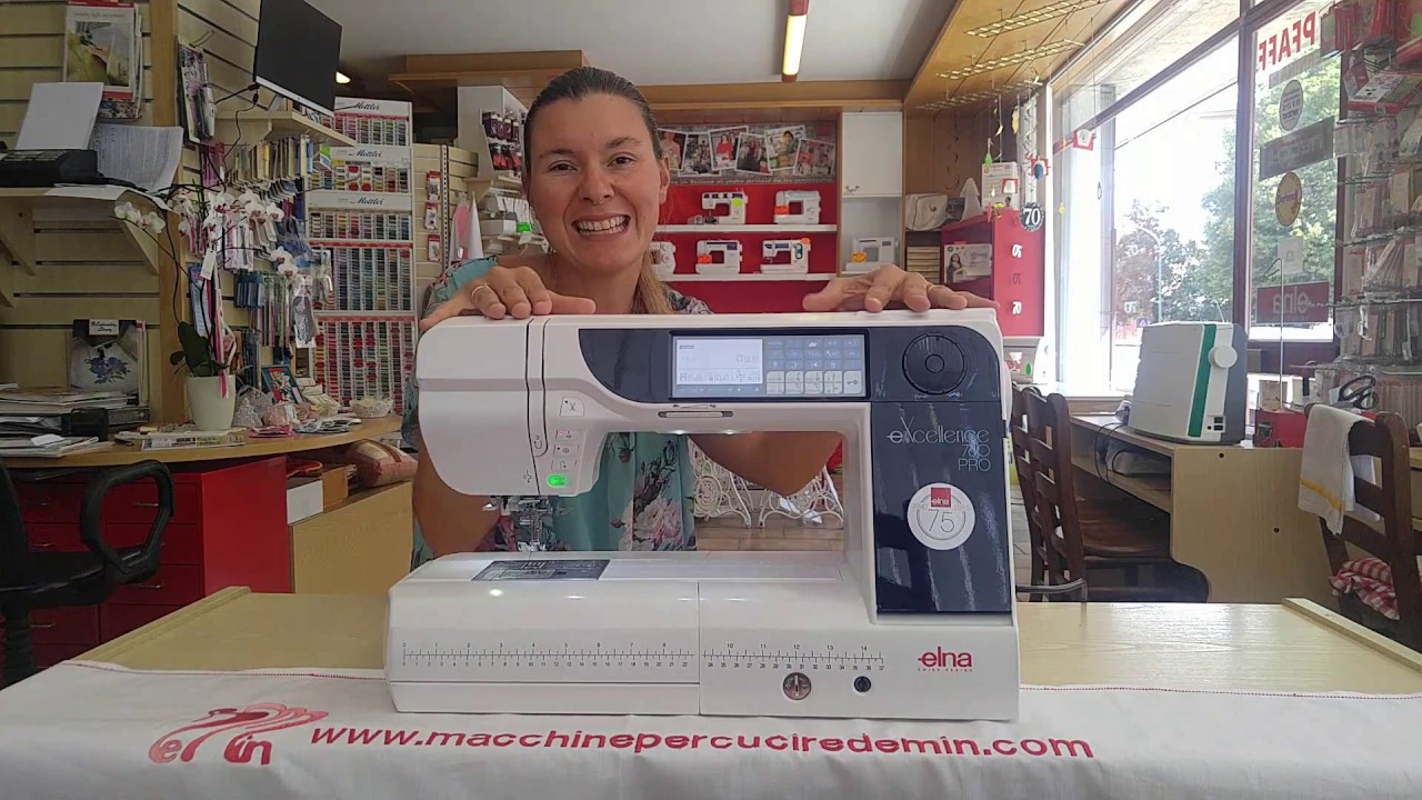 Recensione completa macchina per cucire elettronica Elna excellence 760 ...
