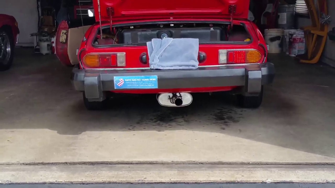 Triumph Spitfire with LED rear Lights - YouTube