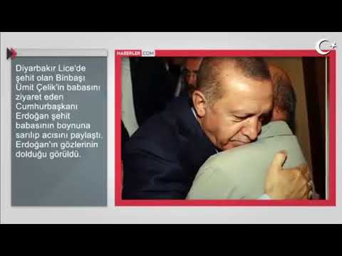 Başkan Erdoğan'ın duygusal anları! Şehit babasını görünce