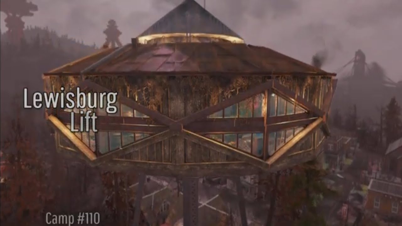 Fallout 76 Camp Build | Lewisburg Lift | Rustic // Cabin // Pre ...