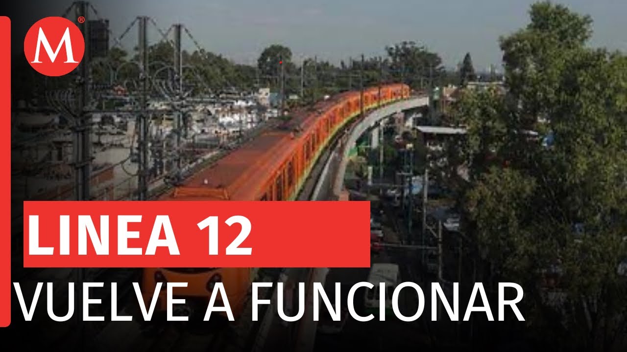 Así se ve la línea 12 en su primer día de reapertura - YouTube