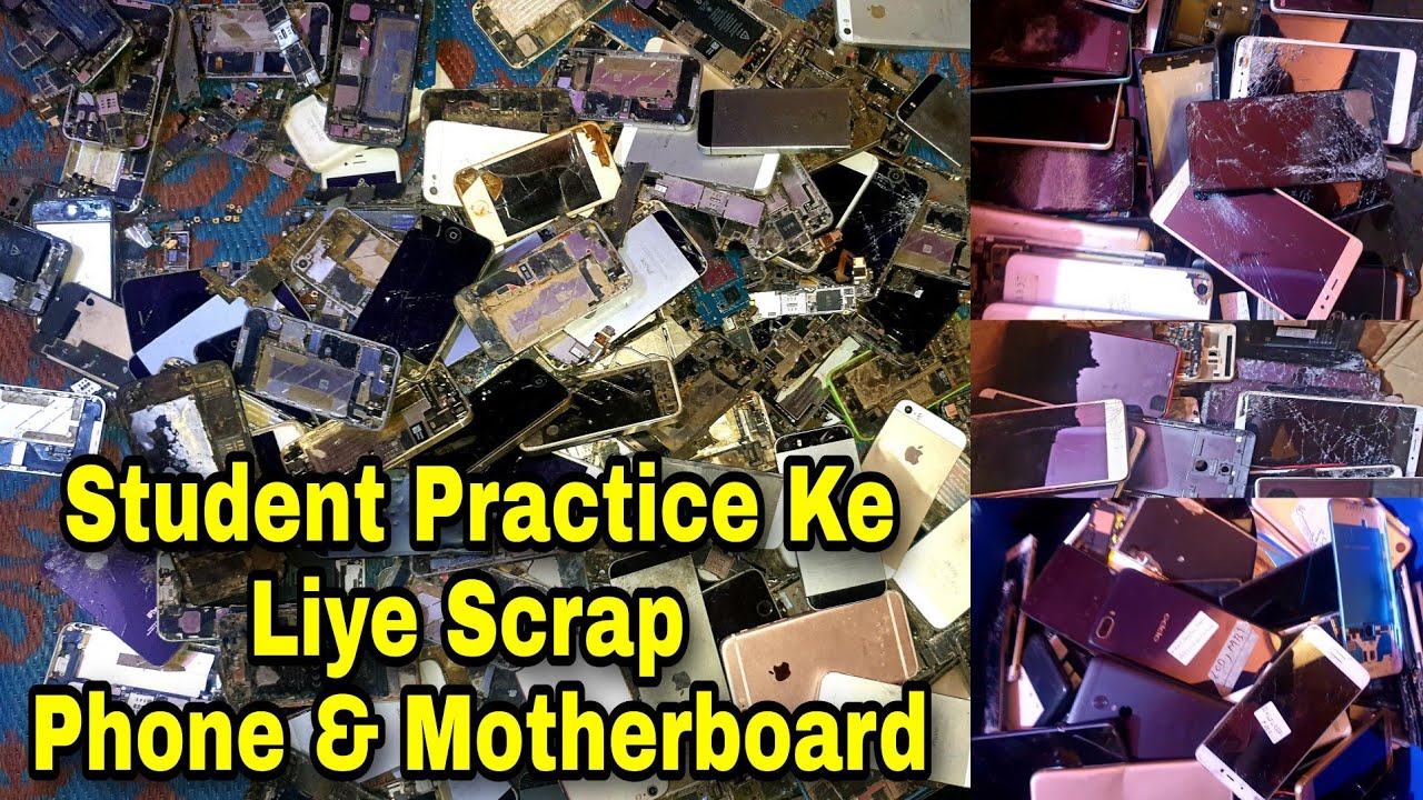 Student Practice Scrap PCB, Black Pasted PCB, White Painted PCB, Scrap ...