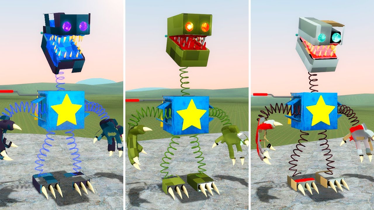 NIGHTMARE BOXY BOO FAMILY In Garry's Mod?! - YouTube